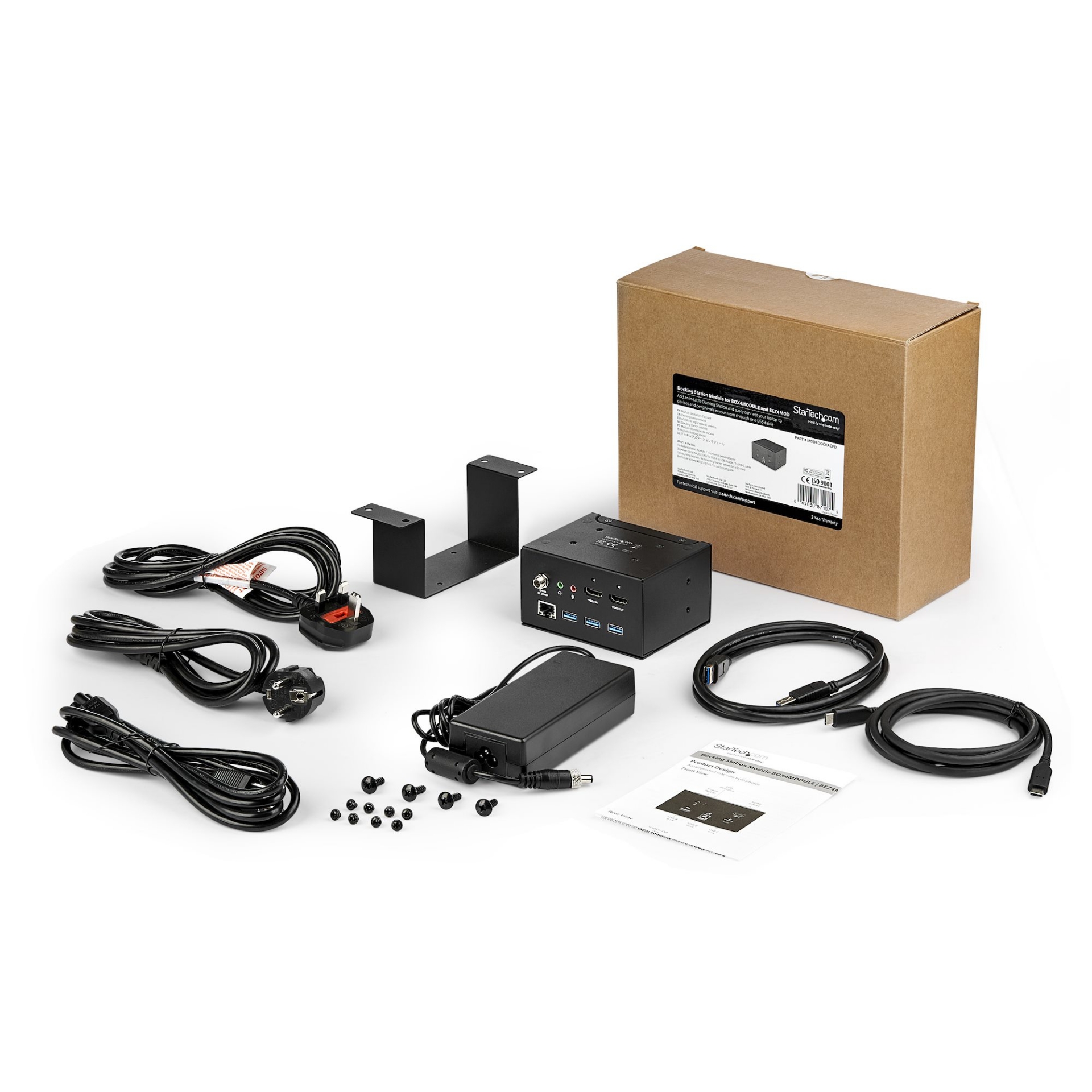 StarTech.com Laptop Docking Module for Conference Table Connectivity ...