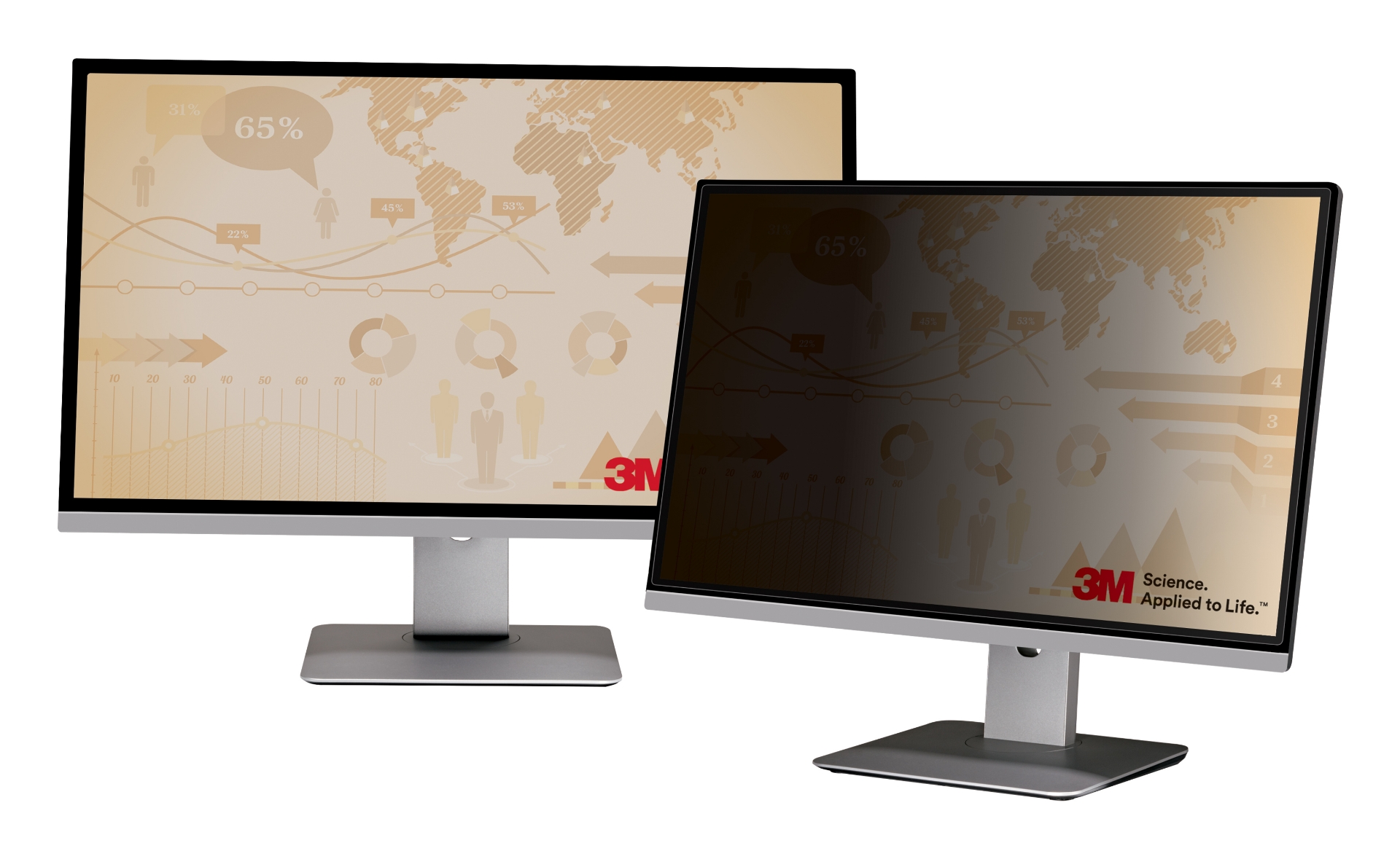3M Privacy Filter for 34in Monitor, 21:9, PF340W2B - Zondox